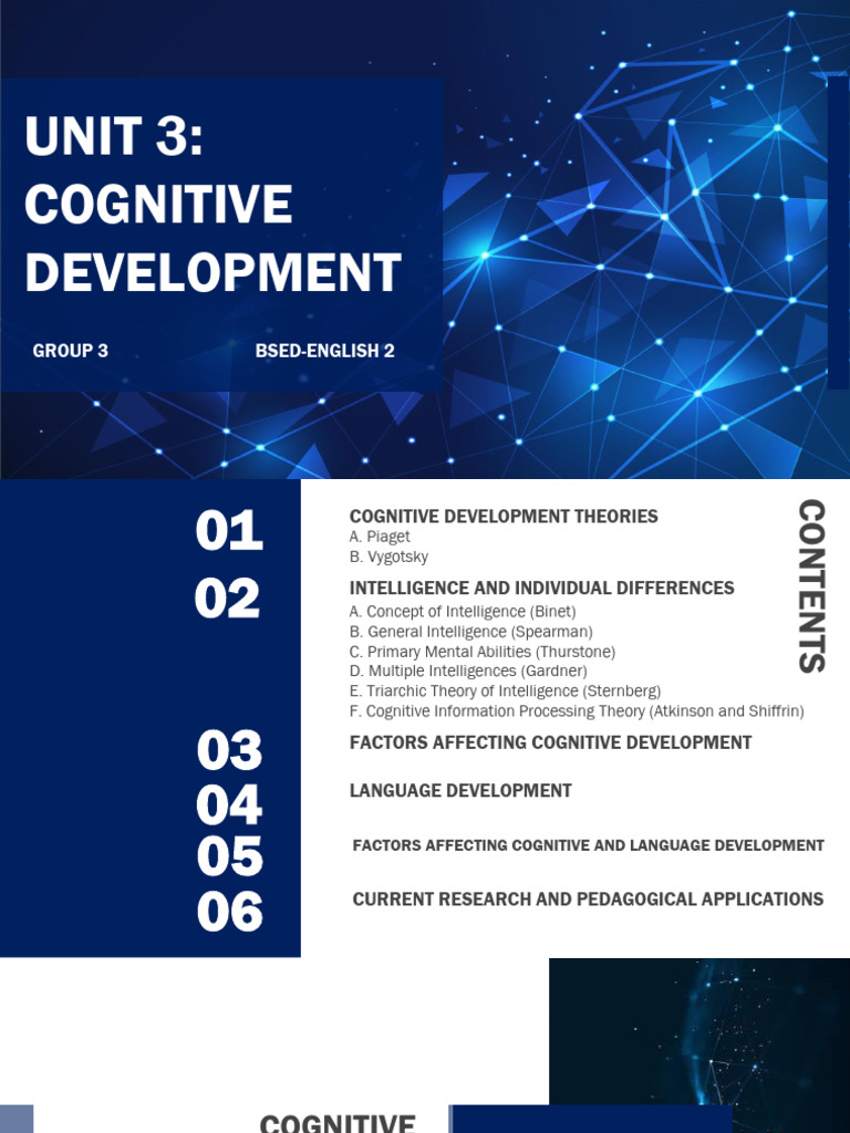 Unit 3 - Cognitive Development | PDF | Intelligence | Intelligence Quotient