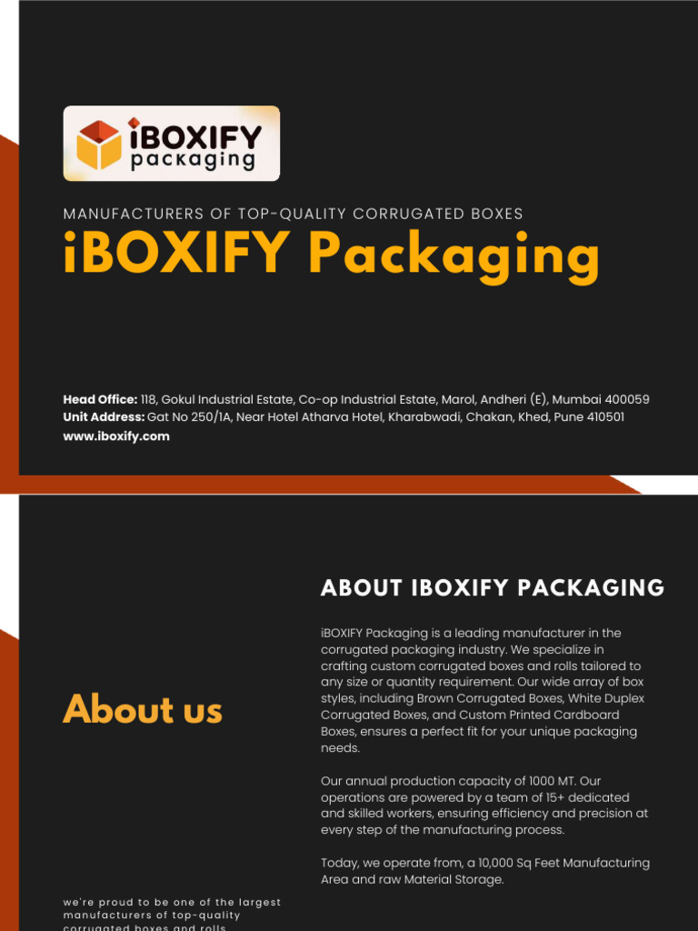 iBOXIFY Packaging Profile | Download Free PDF | Packaging And Labeling ...