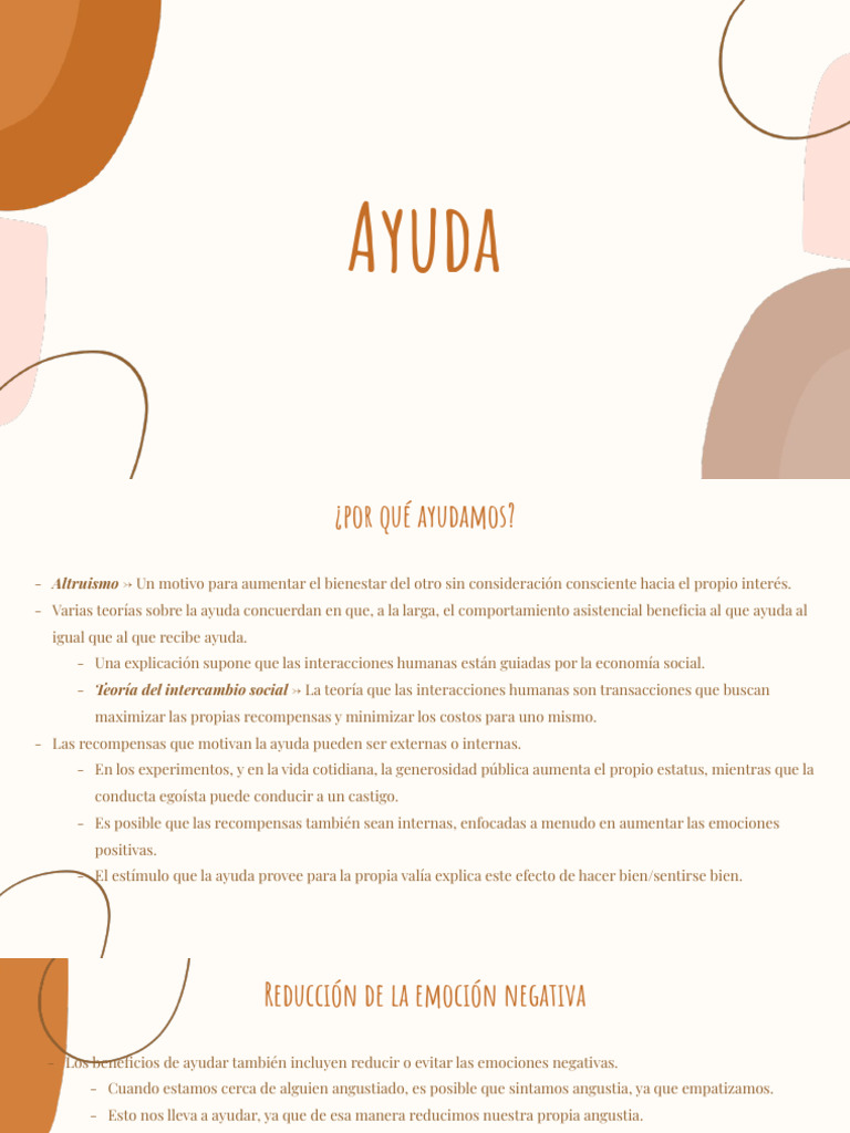 Psicología del Altruismo y Ayuda | PDF | Altruismo | Empatía