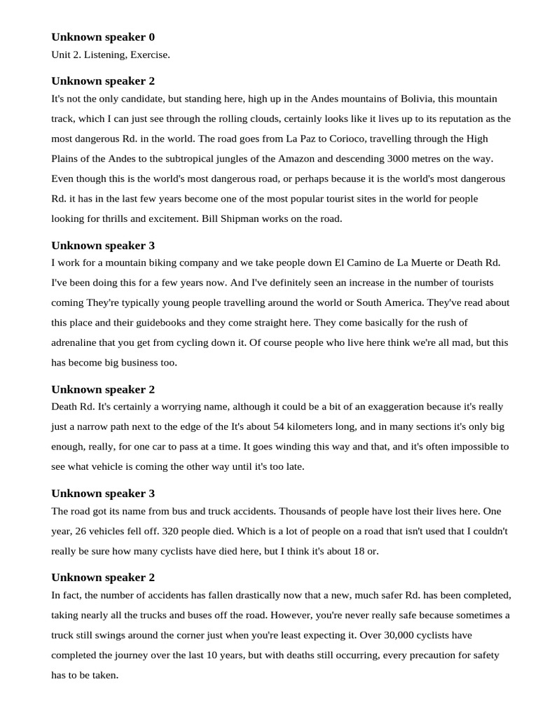 b2+ SB Unit 2 Track 06 | Download Free PDF | Land Transport | Transport