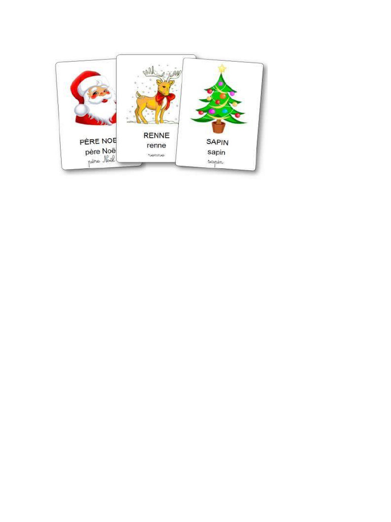 Le Noel Vocabulaire 2 | PDF