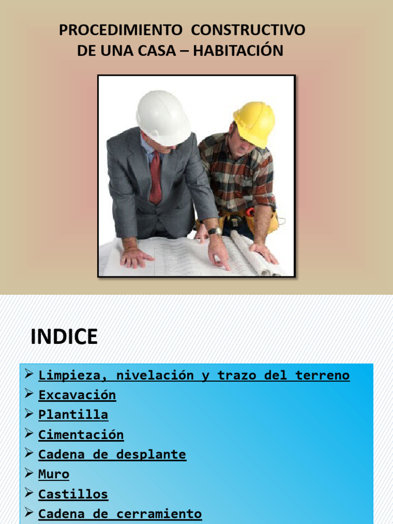 Procedimiento Constructivo | PDF | Fundación (Ingeniería) | Hormigón