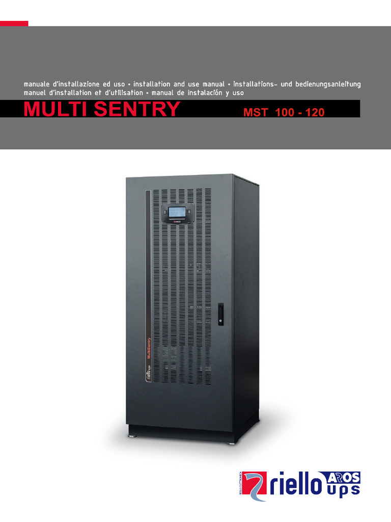 Manual de Instalacion UPS RIELLO | PDF | Fusible (Eléctrico) | Transformador