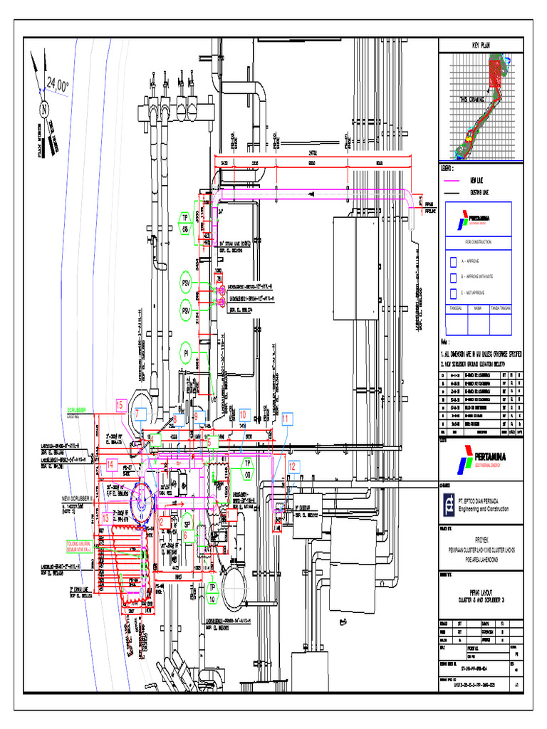 Asbuilt Pipe Spool Cl-05 Lhd13-05-E-3-Pip-dwg-025 Piping Layout Cluster ...