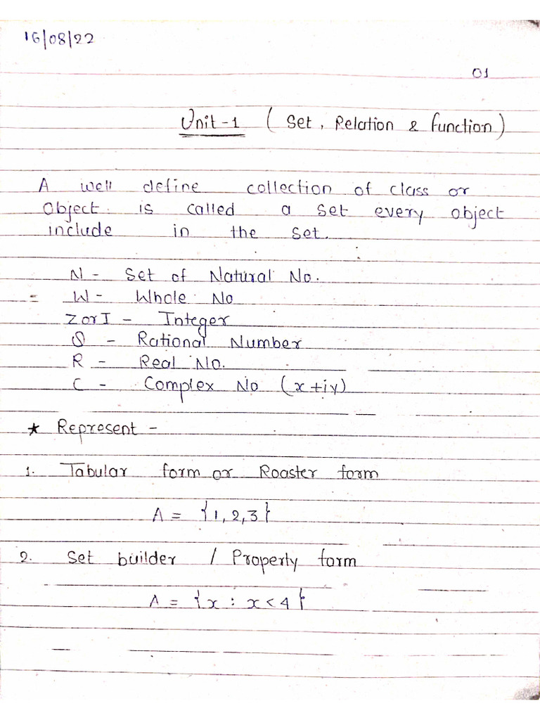 Discrete Unit 1 and 2 | PDF