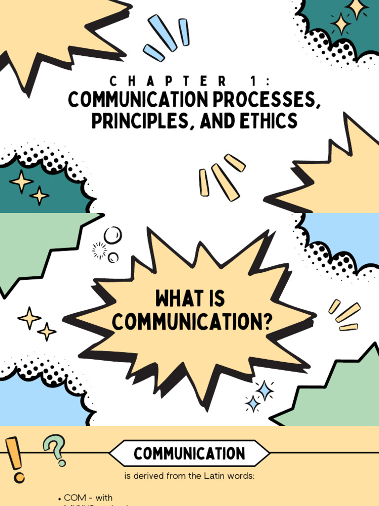 ENG 3A - CHAPTER 1 | PDF | Communication | Nonverbal Communication