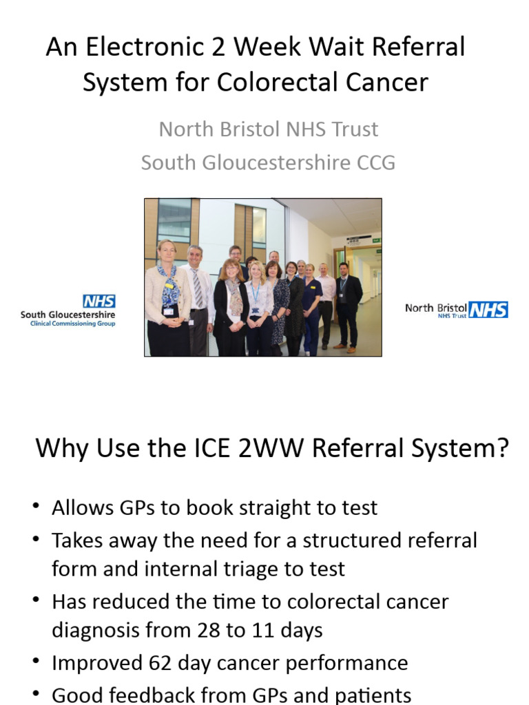 2WW Colorectal Cancer Referral System | PDF | Colonoscopy | Colorectal ...