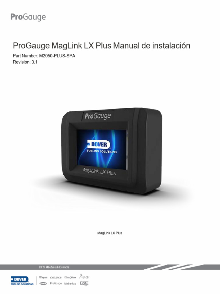 Progauge Maglink LX Plus | PDF | Diodo emisor de luz | Residuos