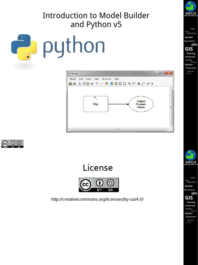 Model Builderand Pythonv 5 | PDF | Arc Gis | Geographic Information System