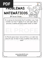 Cuadernillo de Matemáticas 3er Grado | PDF | Matemáticas