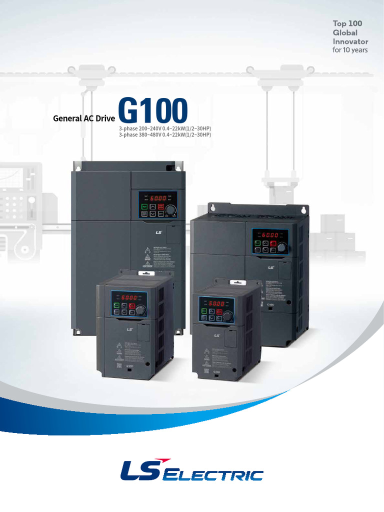 LS Electric - Modelo G100 | PDF | Power Inverter | Direct Current