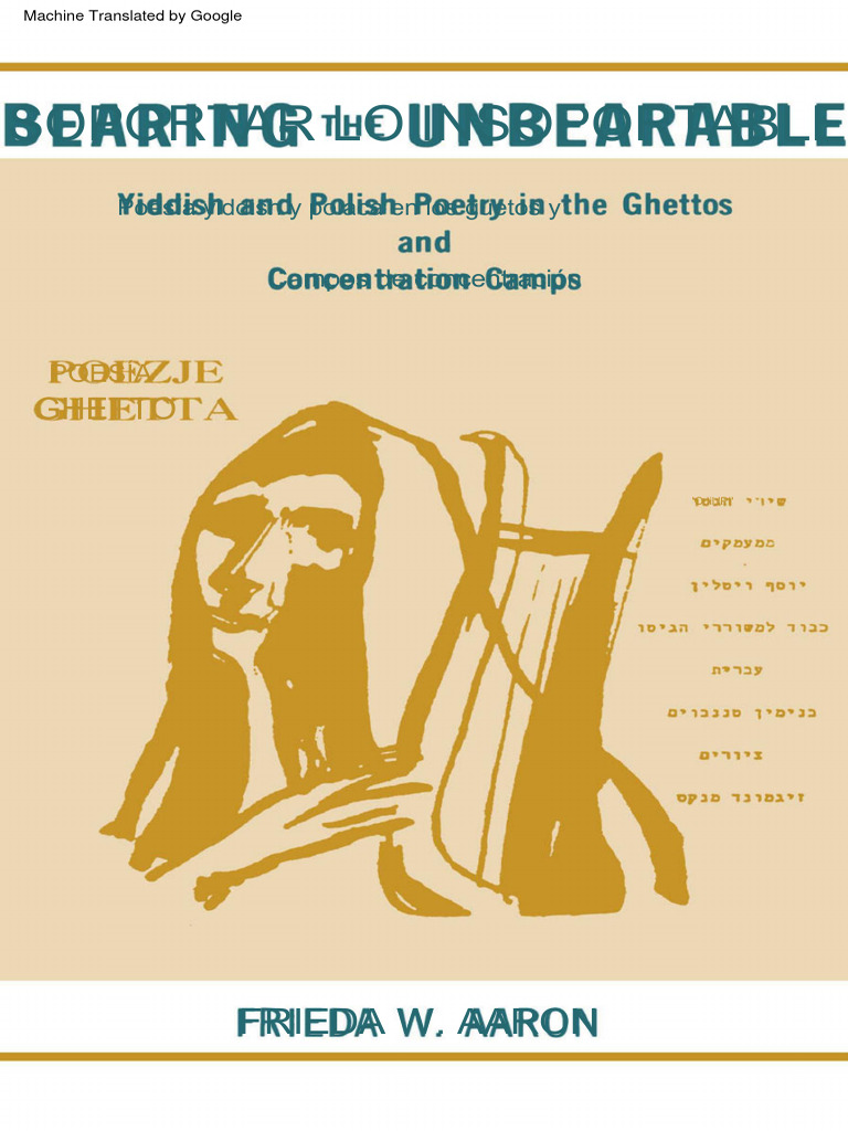Soportar Lo Insoportable: Frieda W. Aaron | PDF | El Holocausto | Poesía