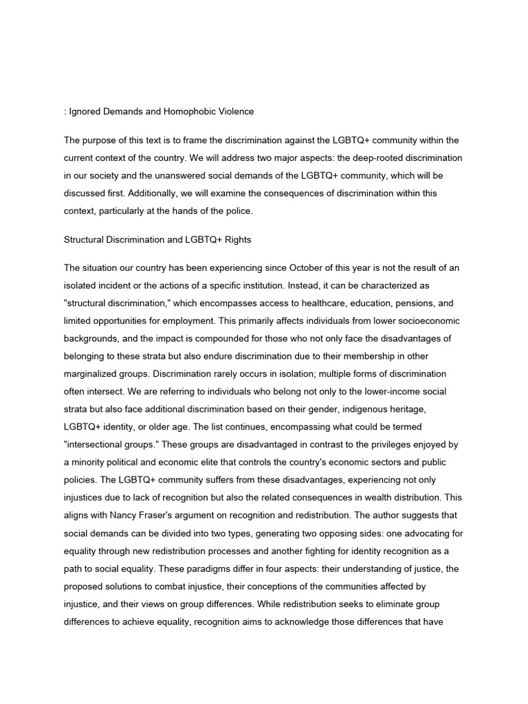 Example n2 | Download Free PDF | Discrimination | Hate Speech