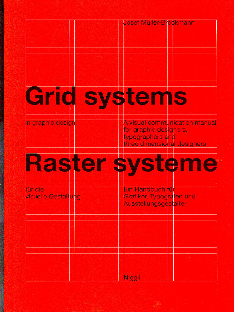 Grid Systems in Graphic Design - Josef Muller Brockmann | PDF