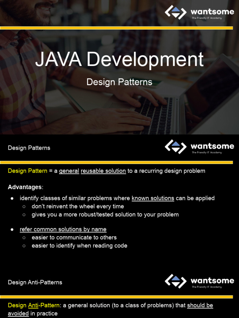 Java Design Patterns | PDF | Method (Computer Programming) | Class ...
