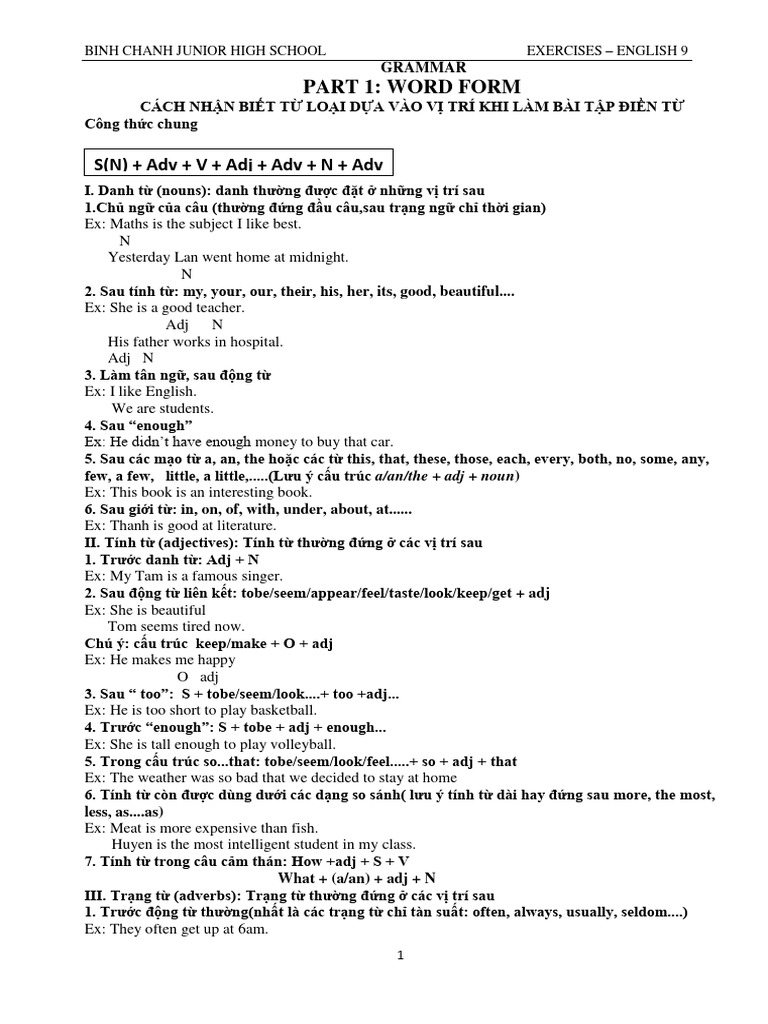 English 9 - Unit 6 17320207 | PDF