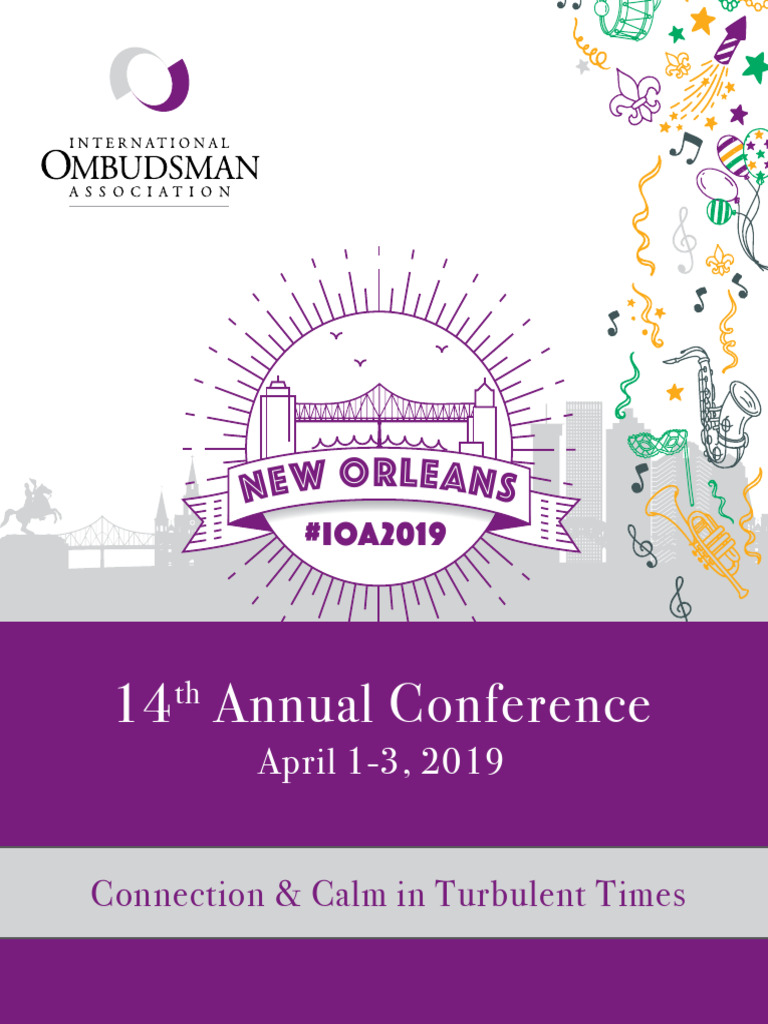 IOA 2019 Conference Program | PDF