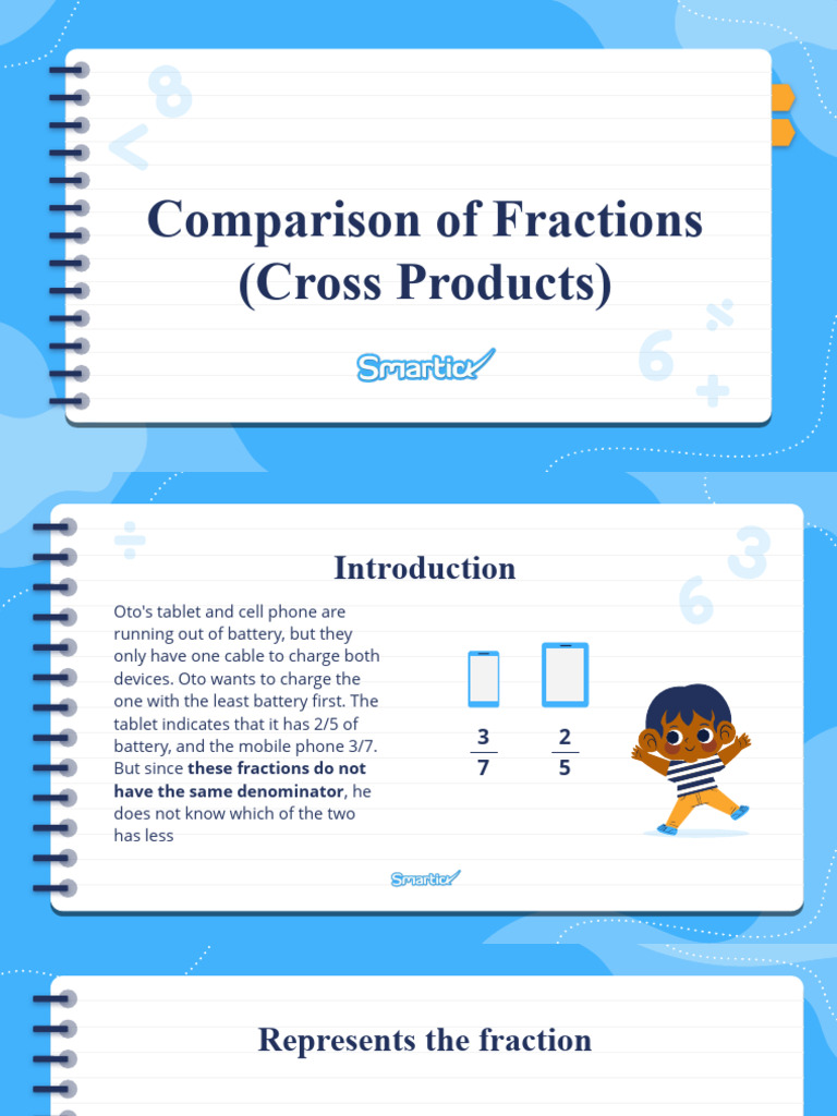Comparing Fractions Cross Multiplication | Download Free PDF ...