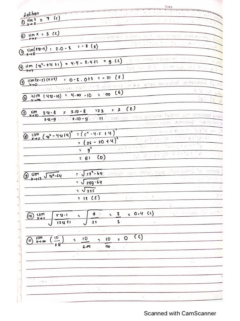 Latihan Matwa Semester 2 | PDF