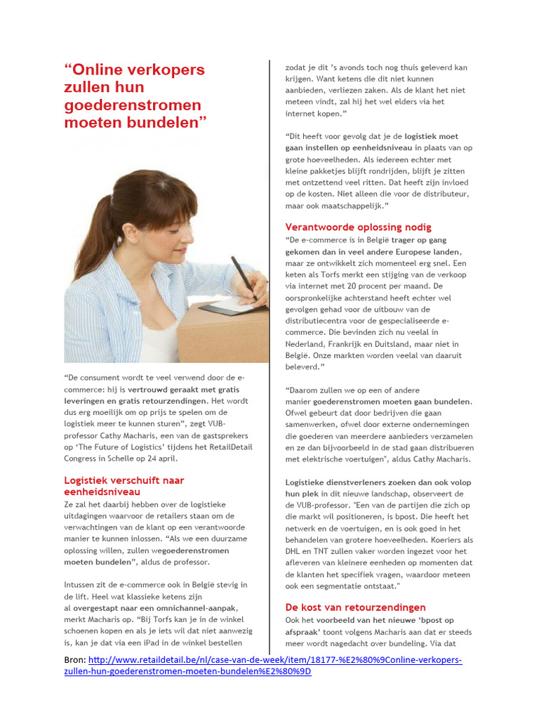 9B Goederenstroom | PDF