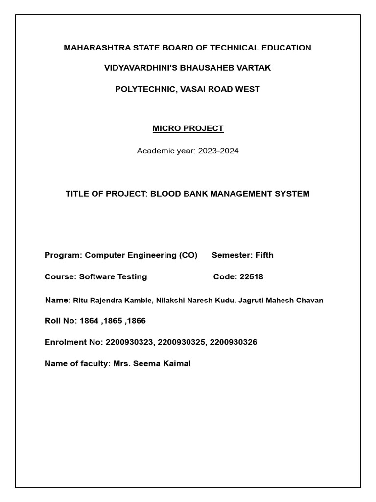 Ste Microproject Pdf Software Testing Systems Engineering 