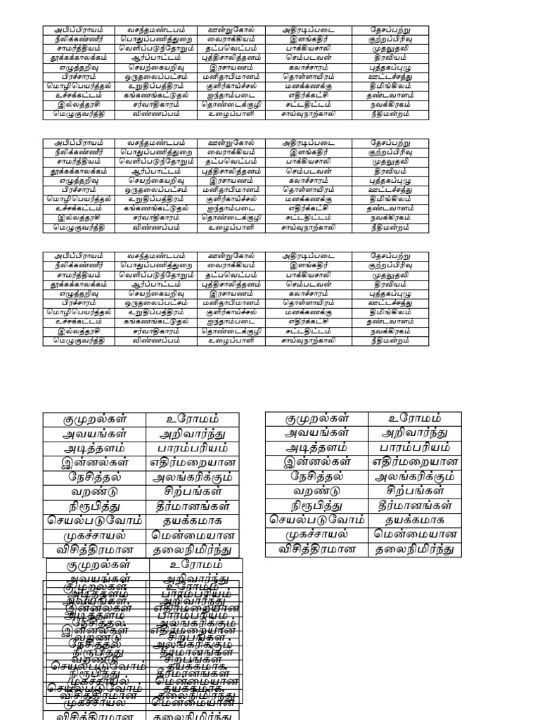 Tamil Ejaan | PDF