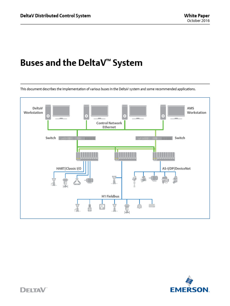 White Paper Buses Deltav System en 57274 | Download Free PDF | Computer Network | Input/Output
