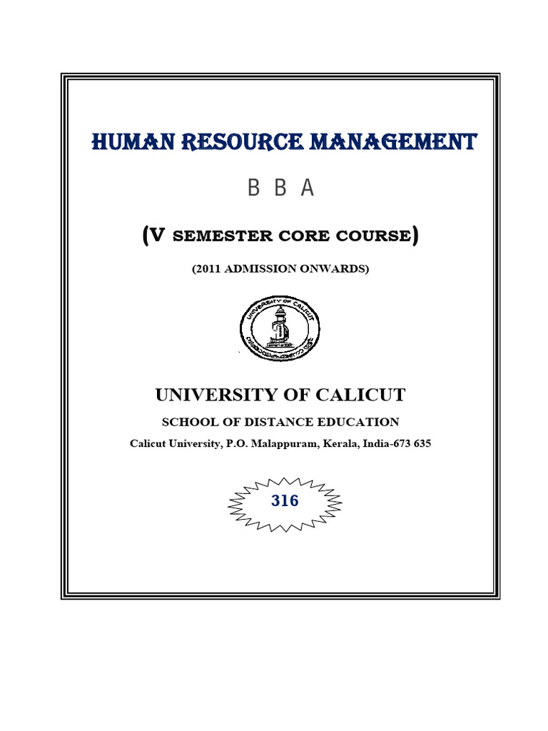 V_Sem_BBA_Human_Resource_Management.pdf | PDF | Human Resource ...