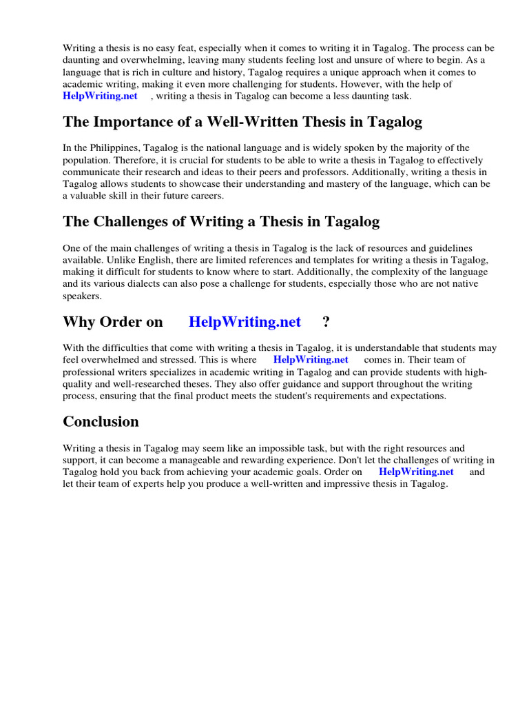 Tagalog Term Paper Format | PDF | Tagalog Language | Academic Publishing