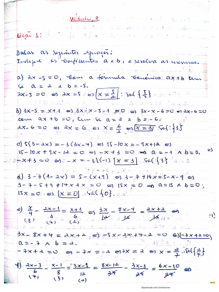 Resolução do Modulo 2 | PDF