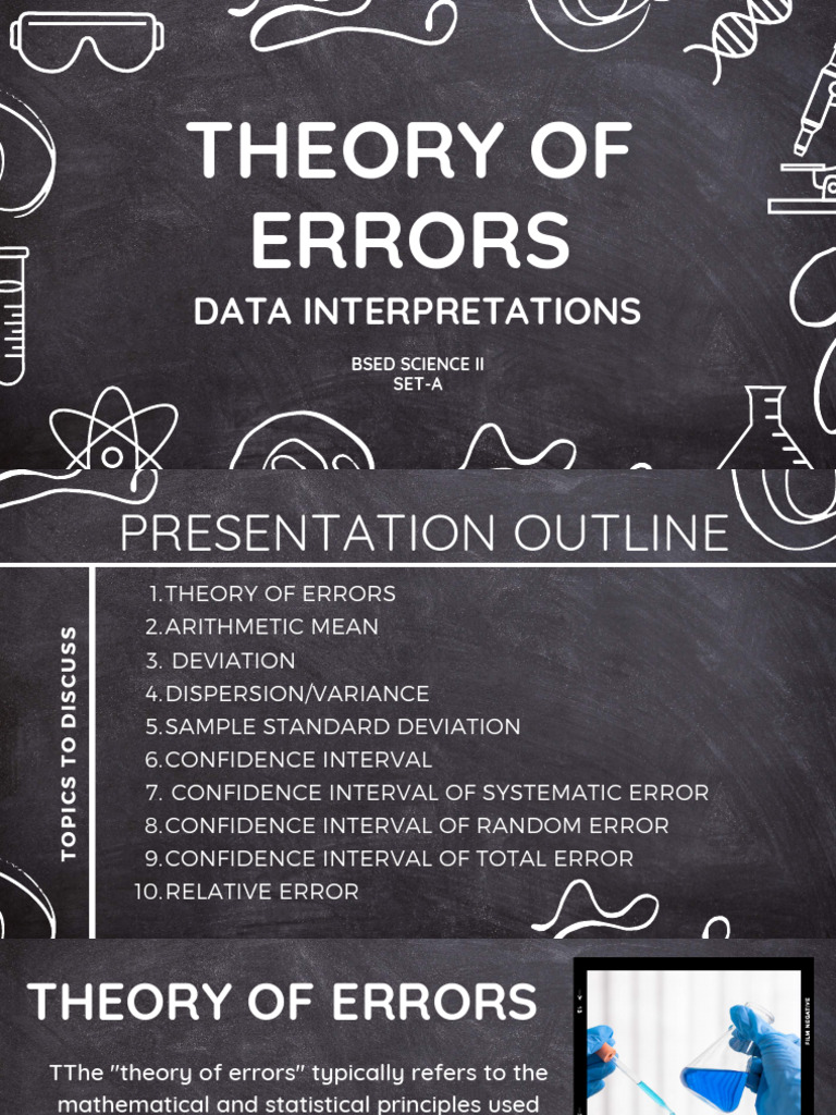 Theory of Errors Compressed | PDF | Errors And Residuals | Standard Deviation