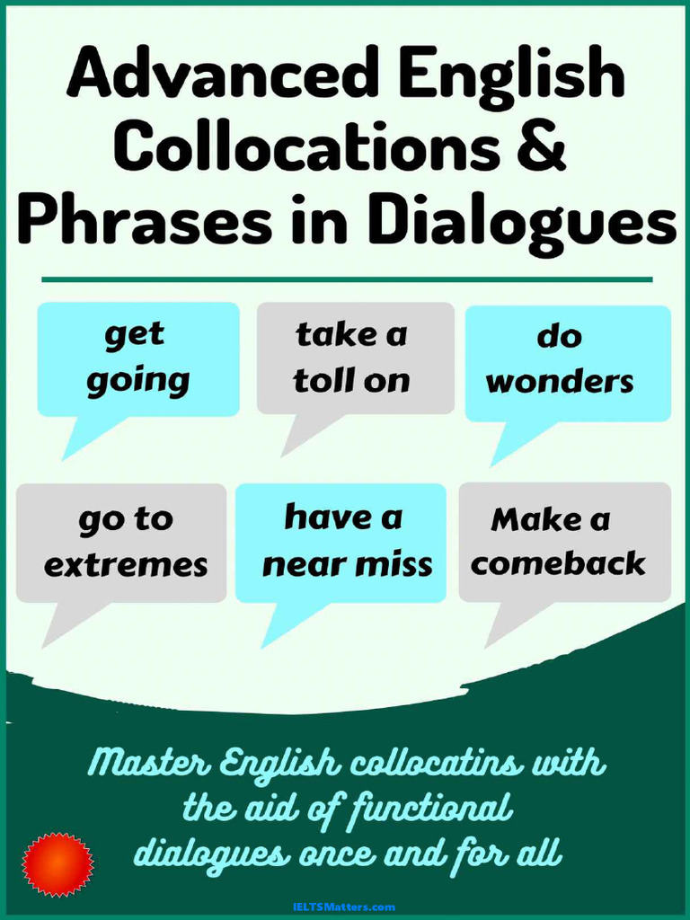 Advanced English Collocations Phrases in Dialogues | PDF | English Language