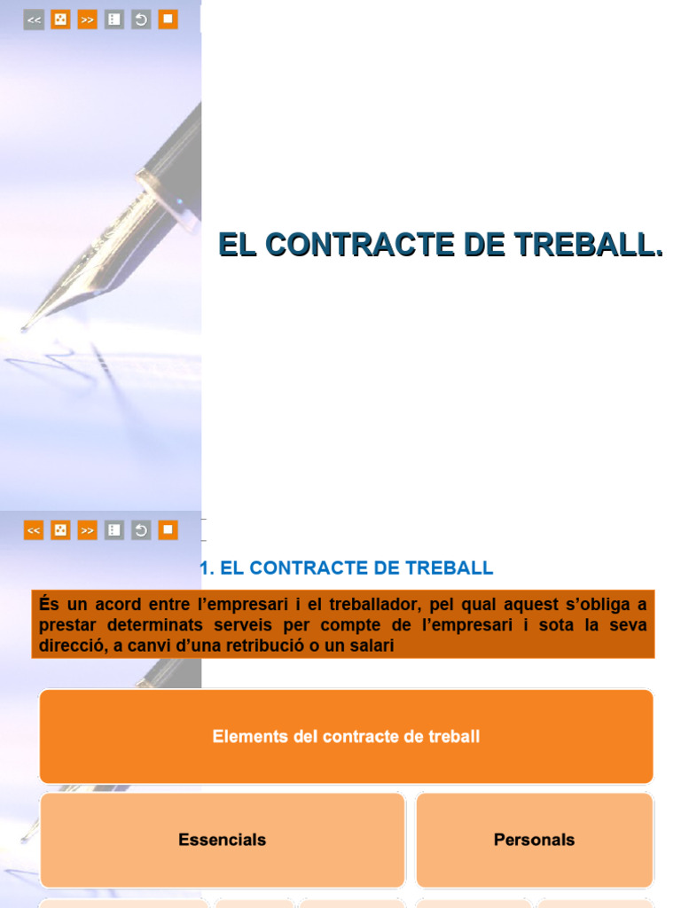 Power Point Dret Del Treball | PDF