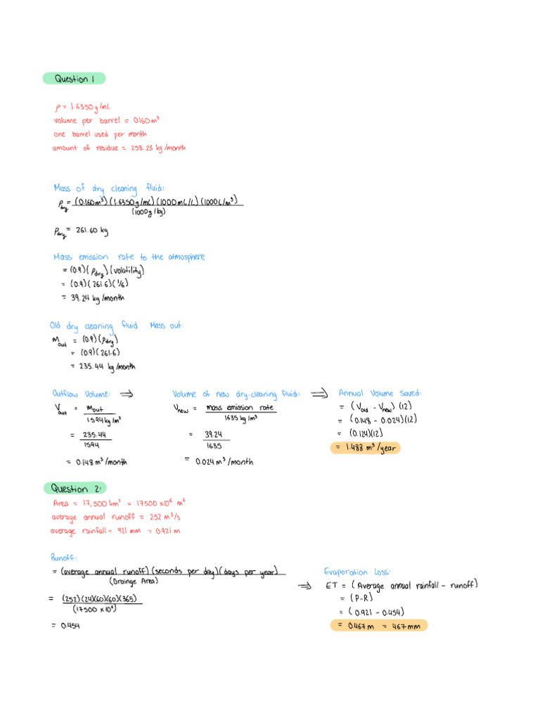 Assignment 3 | PDF | Surface Runoff | Evapotranspiration