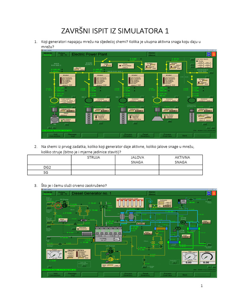 Završni Ispit Iz Simulatora 1 | PDF