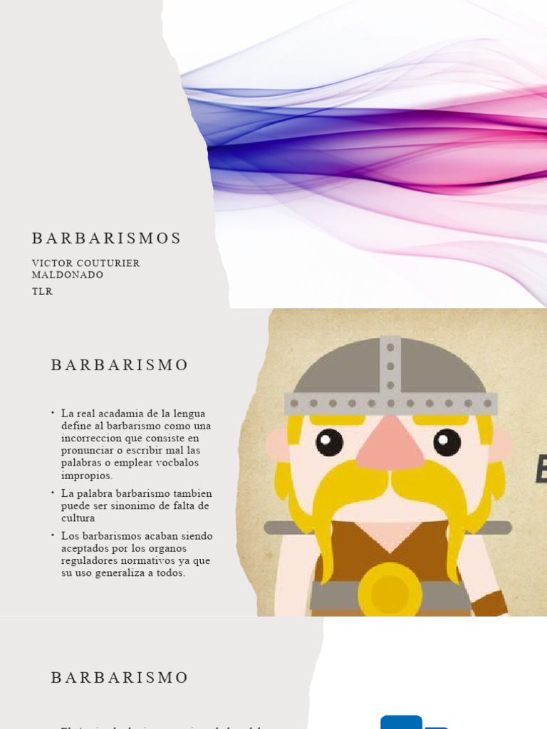 Barbarism o | PDF | Lengua española | Idiomas