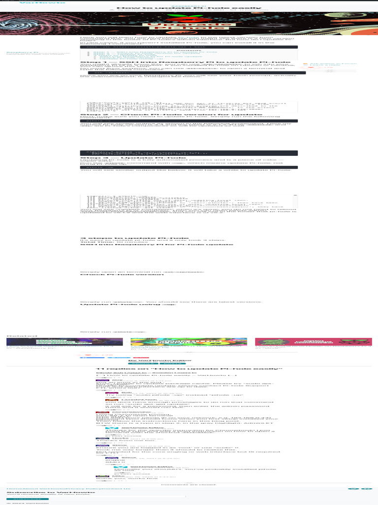 How To Update Pi-Hole Easily | PDF | Linux | Software Repository