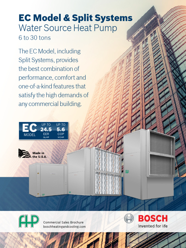 Bosch FHP EC Brochure - US | PDF | Thermal Insulation | Electric Power ...