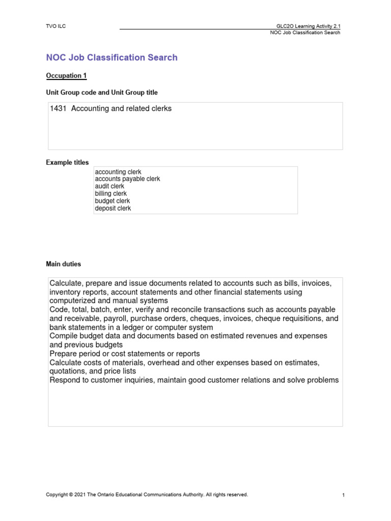 Bismi NOC Job classification research | PDF | Bookkeeping | Libraries