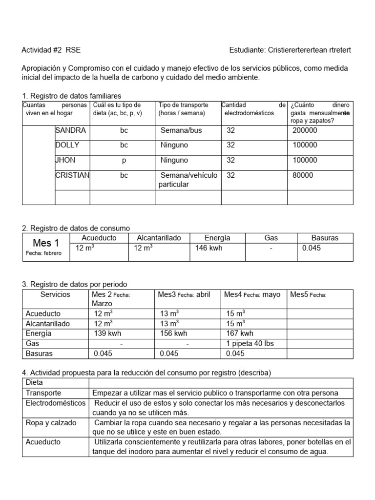 Actividad #2 RSE PDF | PDF | Residuos