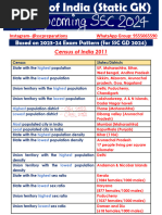 100 Most Repeated History PYQs Asked in SSC CGL Exams | PDF | Indian ...