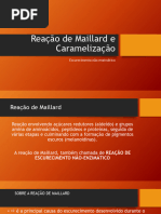 Caramelização e Reação de Maillard | PDF | Reações químicas | Química