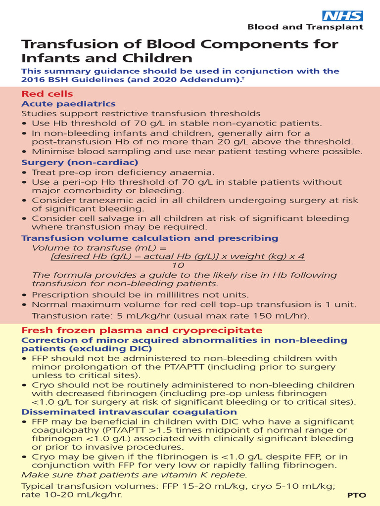 blc7361p Nov 2020 Infants and Children Bookmark | PDF | Blood ...