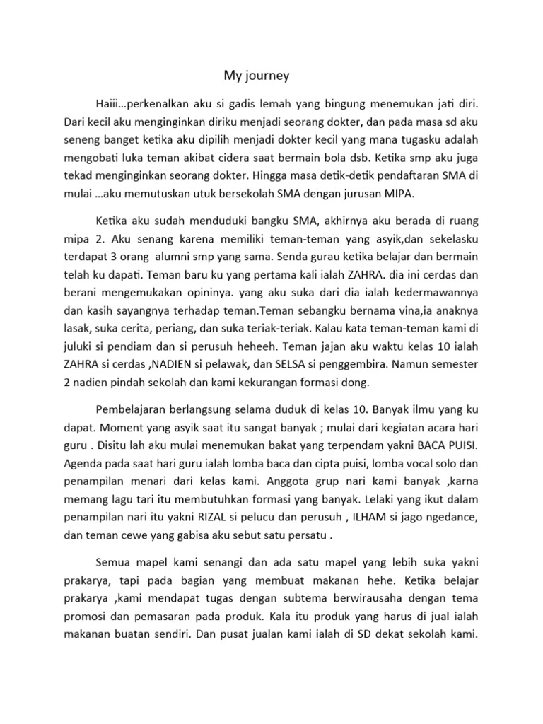 My Journey Pdf Gaya Hidup