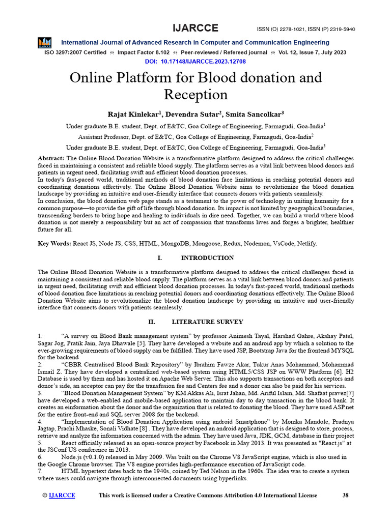 Online Blood Donation Platform Design | PDF | World Wide Web | Internet ...