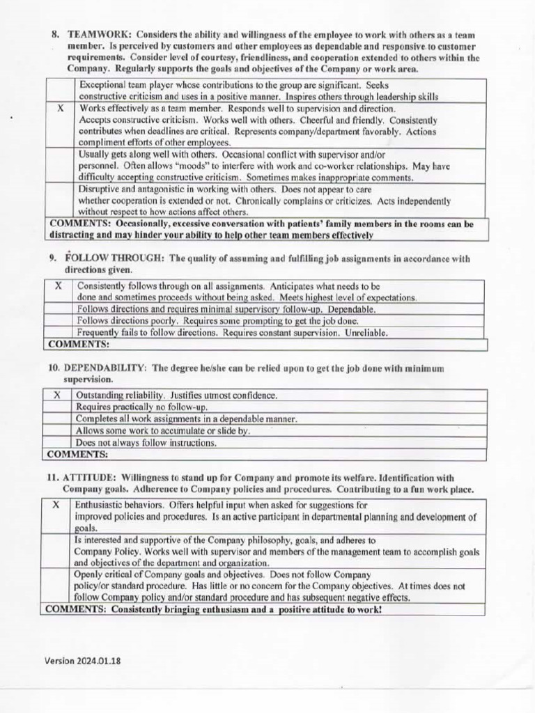 2024 Yearly Review P | PDF