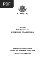 Study Notes (Unit 1,2,3,4.5) Business Statistics & Analytics, MBA 1st ...