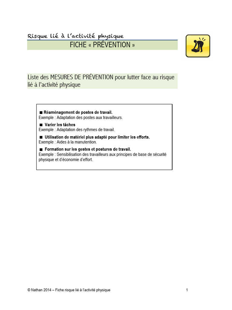 Prévention des Risques Physiques | PDF | Sécurité | Risque
