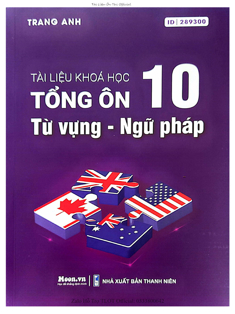 T NG Ôn T V NG - NG Pháp 10 - Tlot Official | PDF