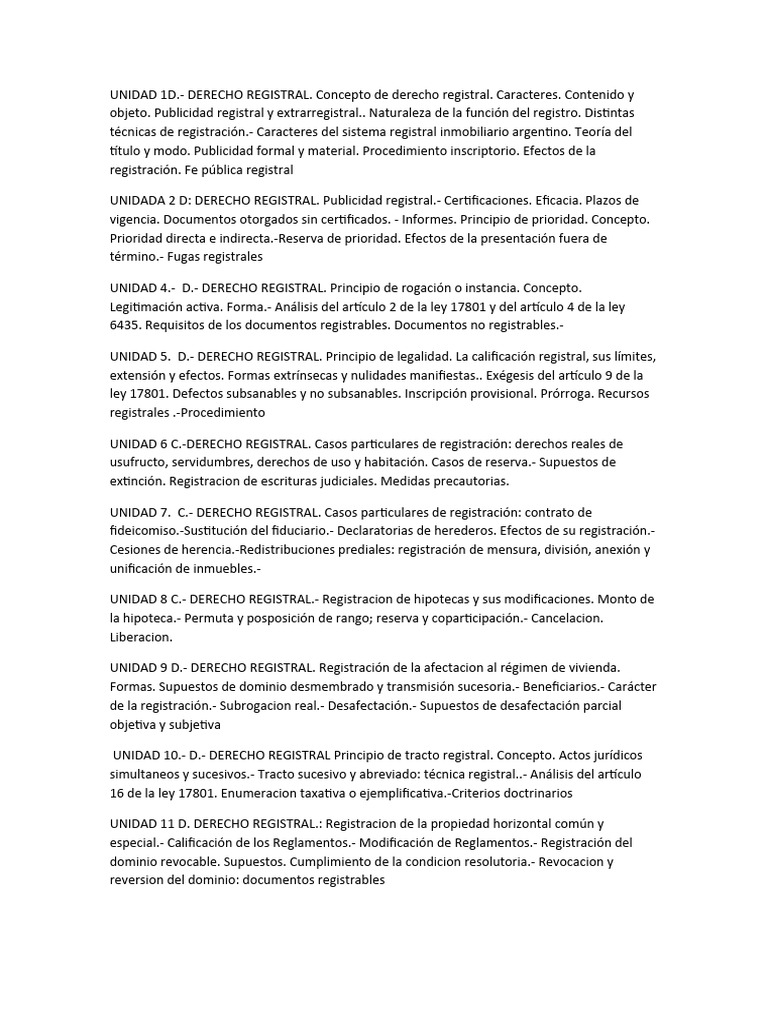 REGISTRAL | PDF | Propiedad | Derecho Civil (Common Law)